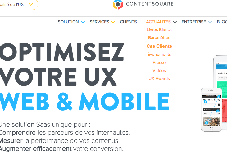 ContentSquare : 20 M€ pour l'optimisation du parcours web - DECIDEURS ...